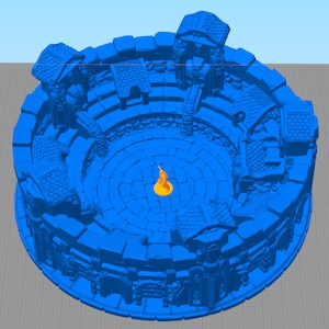 Dnd Dwarven Arena Colosseum Dwarf Mountain City Architecture Tabletop ...
