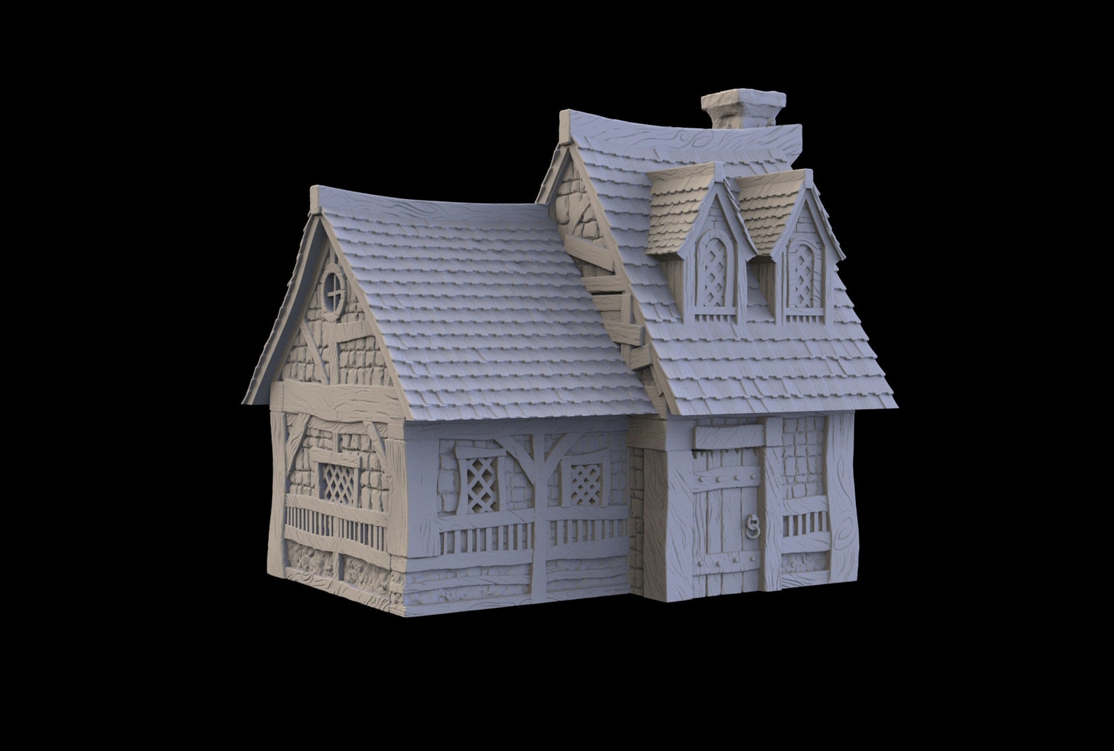 Dnd Medieval Cottage House Single Story Home V1 RPG D&D - Etsy
