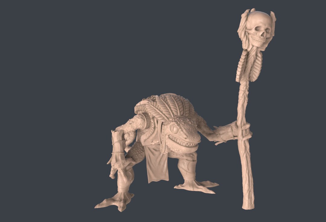 Dnd Lizard Mage Shaman V4 Lizard Men Where Legends Fall Scatter Terrain ...