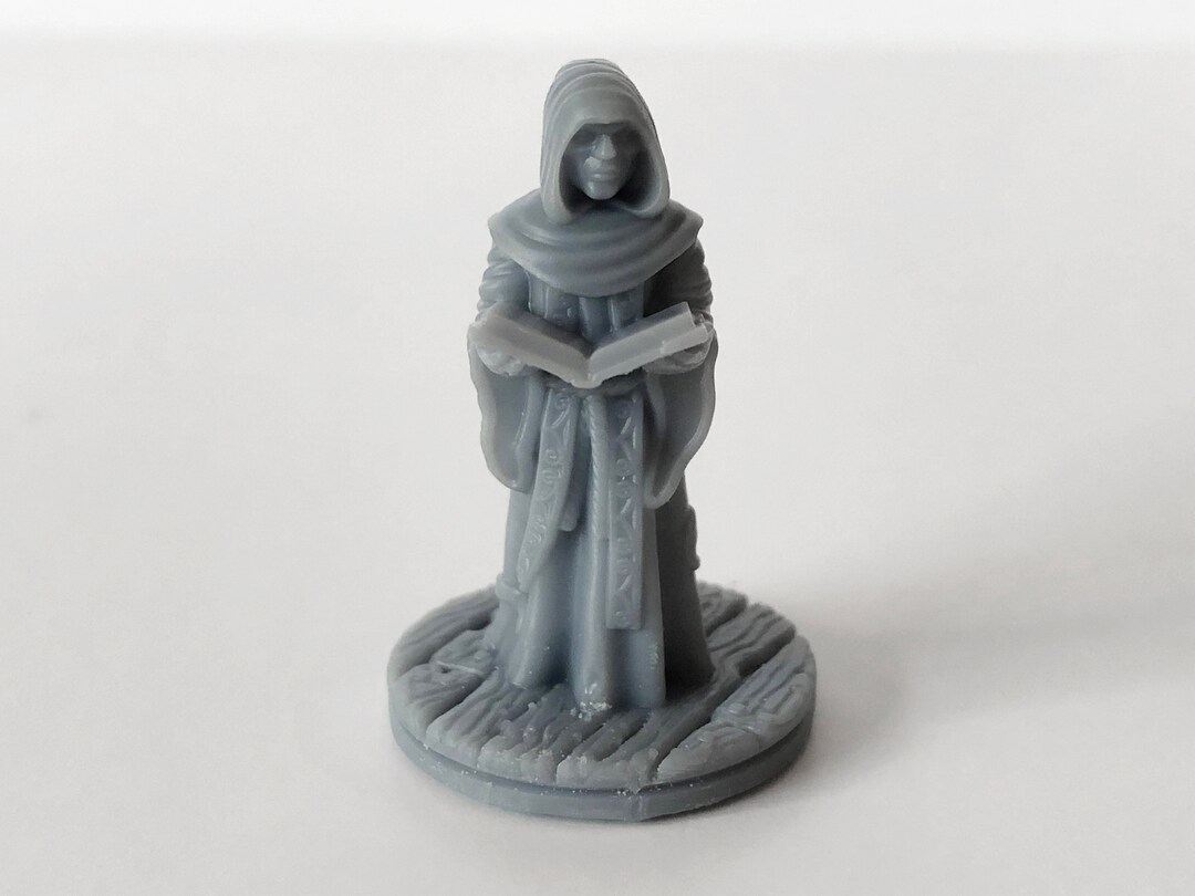 Dnd Priest Miniature RESIN Monk Cultist | RPG Preacher Father NPC ...