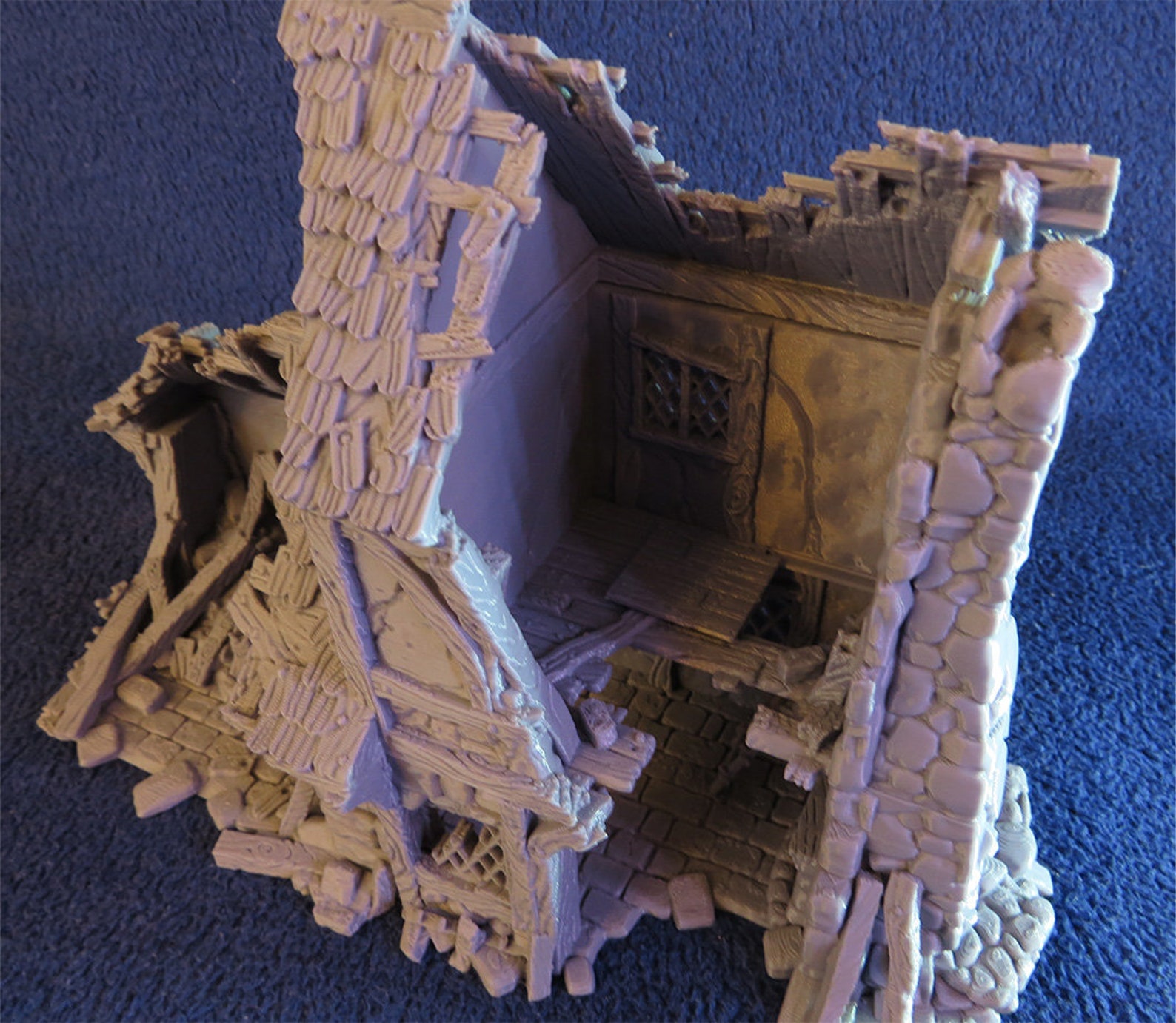 Dnd Small Ruined House From City of Tarok Terrain Wargaming Games RPG D ...