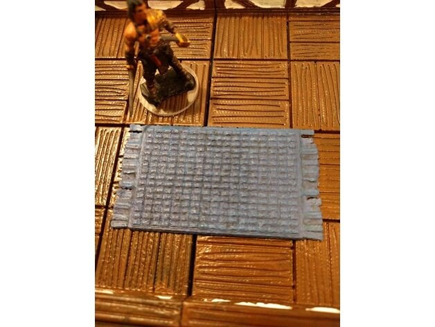 Dnd Woven Rug Trap Door Covering Inn Furnishings Furniture Tabletop ...