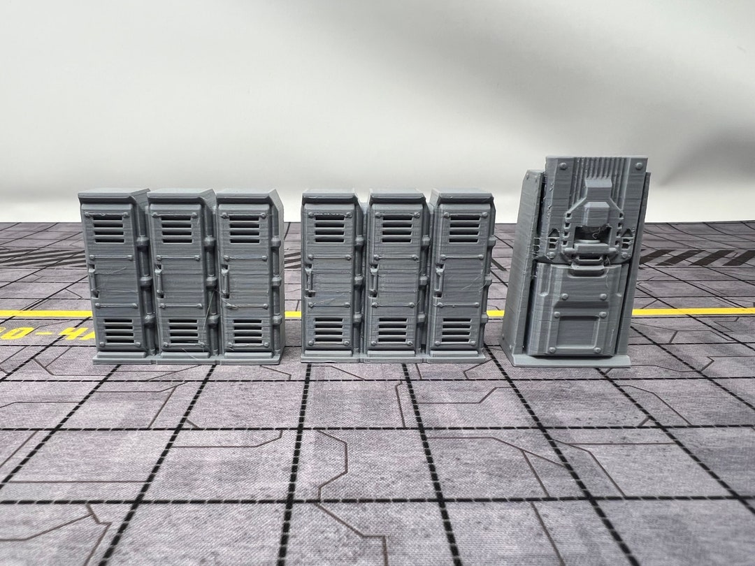 Dnd Sci-fi Dorm Storage Lockers Space Ship Star Wars Legion Alien ...