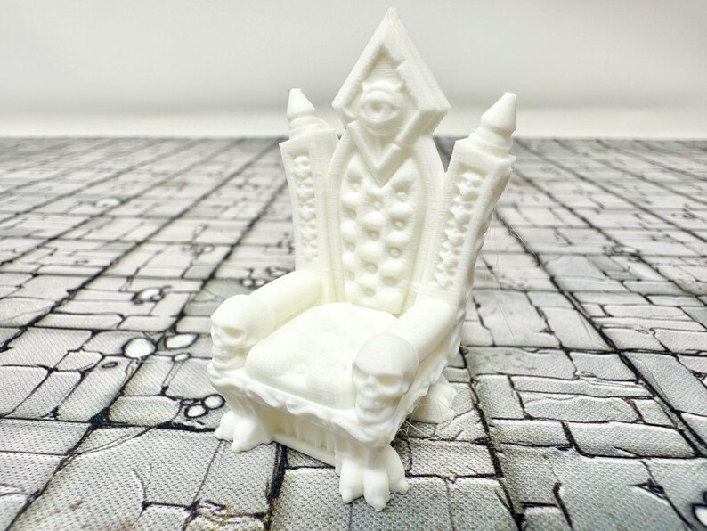 Dnd Throne Grand Chair Judge Wizard King Necromancer Royal Dragon's ...