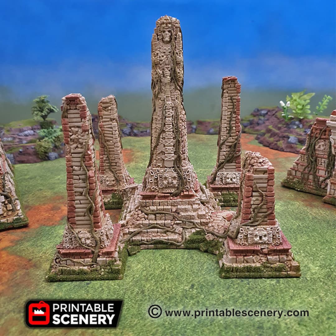 Dnd Mortis Simulacrum Ancient Monument Ruins Aztec Alien Pathfinder ...
