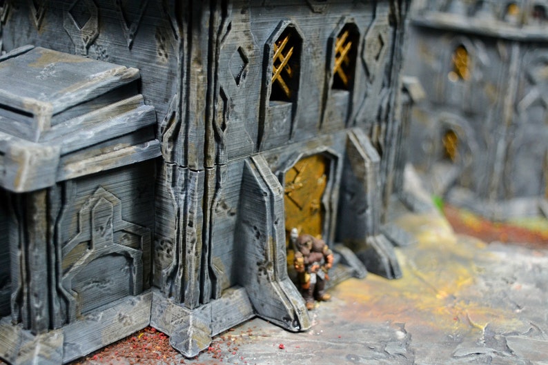 Dnd Dwarven House 7 Dwarf Architecture Design Mountain City - Etsy