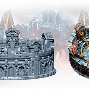 Dnd Dwarven Arena Colosseum Dwarf Mountain City Architecture Tabletop ...