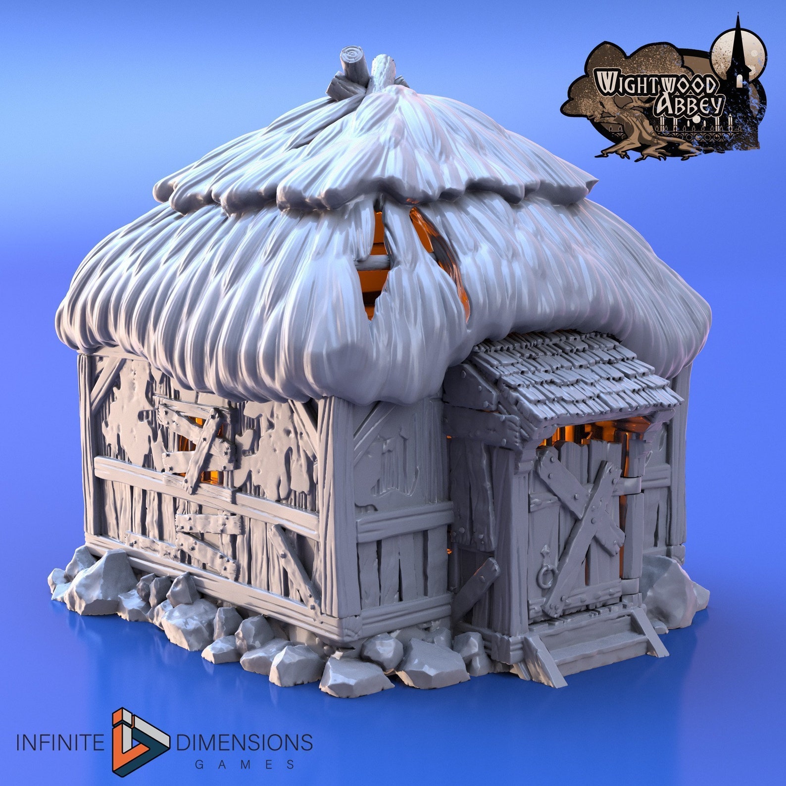 Dnd Prison Hut Camp Prisoners Shack Medieval Village Tabletop - Etsy