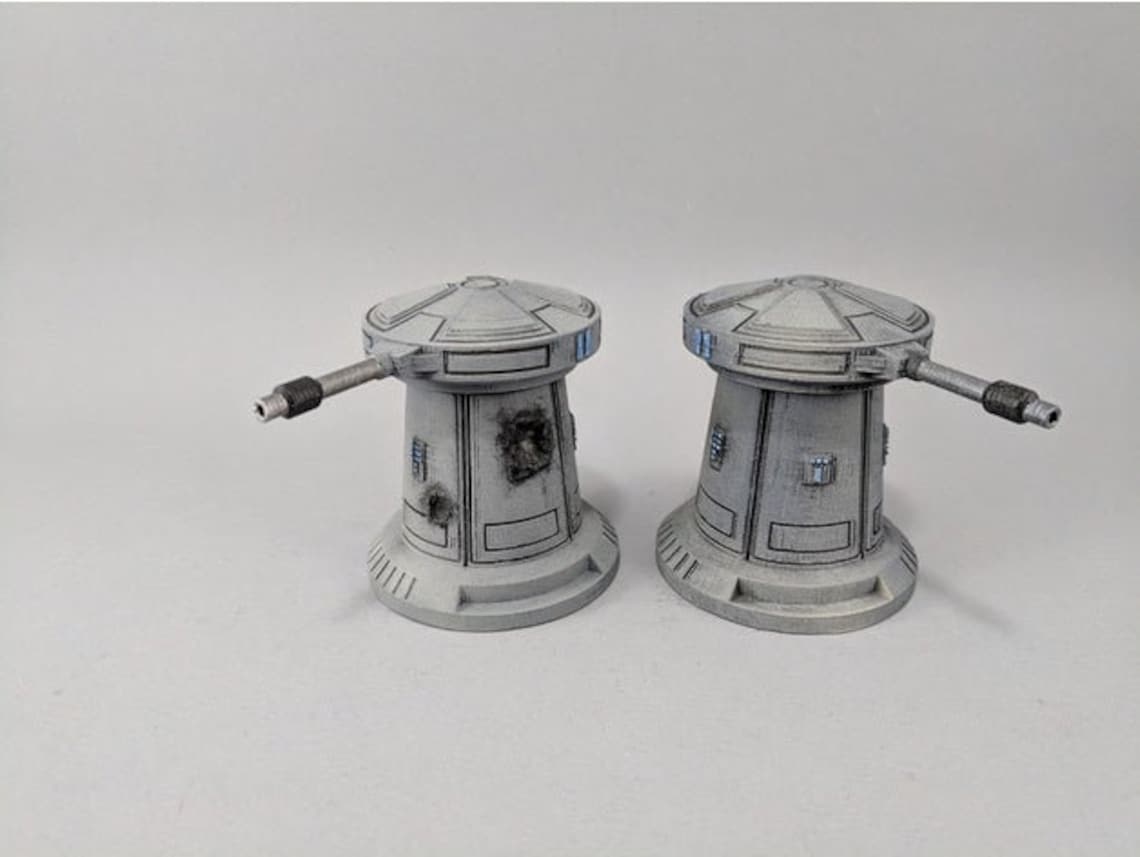 Dnd Sci-fi Anti-speeder Turret- Star Wars Legion 28mm Tabletop Scatter ...