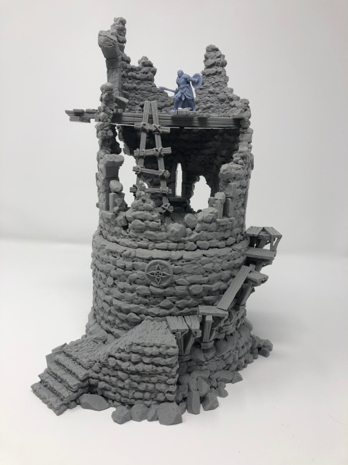 Dnd Ruined Rookery Castle Tower Medevial War Ruins Watchtower Tabletop ...