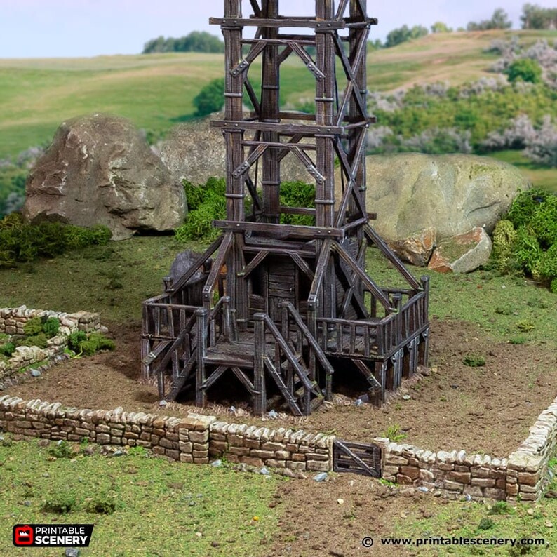 Dnd Quarry Elevator for Stone Mason Castle Walls Medieval Village Mine ...