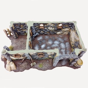Dnd Slum Shack Version A Village Shack Medieval Beggar's Hut Tabletop ...