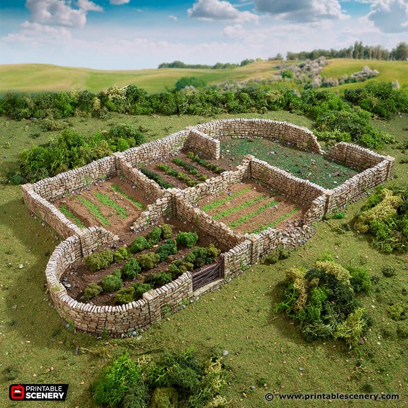 Dnd Country High Walls Set of 13 Pieces Stone Fencing Fence Castle ...
