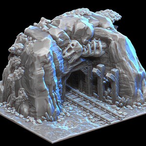 Dnd Mine Entrance Mining Town Medieval Dwarf Dwarven Western Tabletop ...