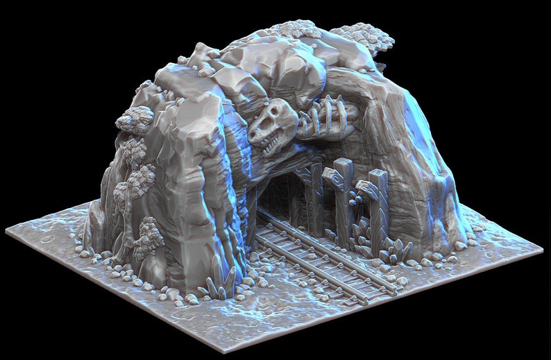 Dnd Mine Entrance Mining Town Medieval Dwarf Dwarven Western - Etsy