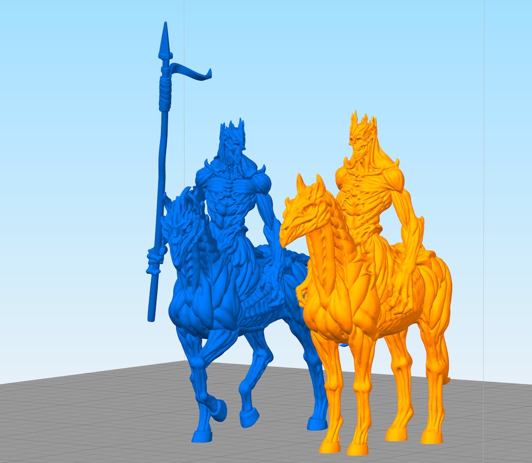 Dnd Nuckelavee & Horse Supernatural Creature Undead Cursed Spirit RESIN ...