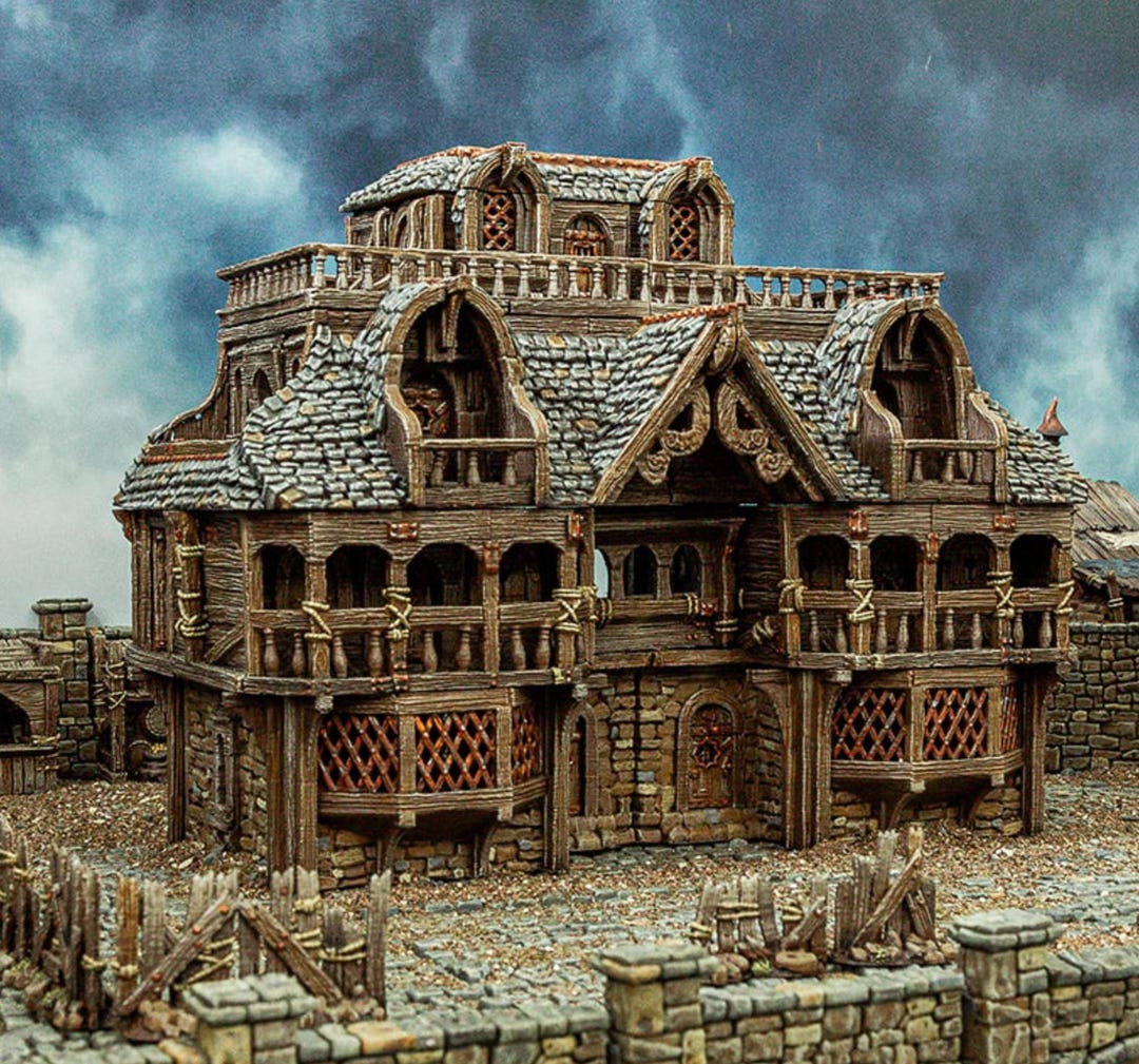 Dnd City Inn Tavern Village City Building Ramshackle and Ruins RPG ...