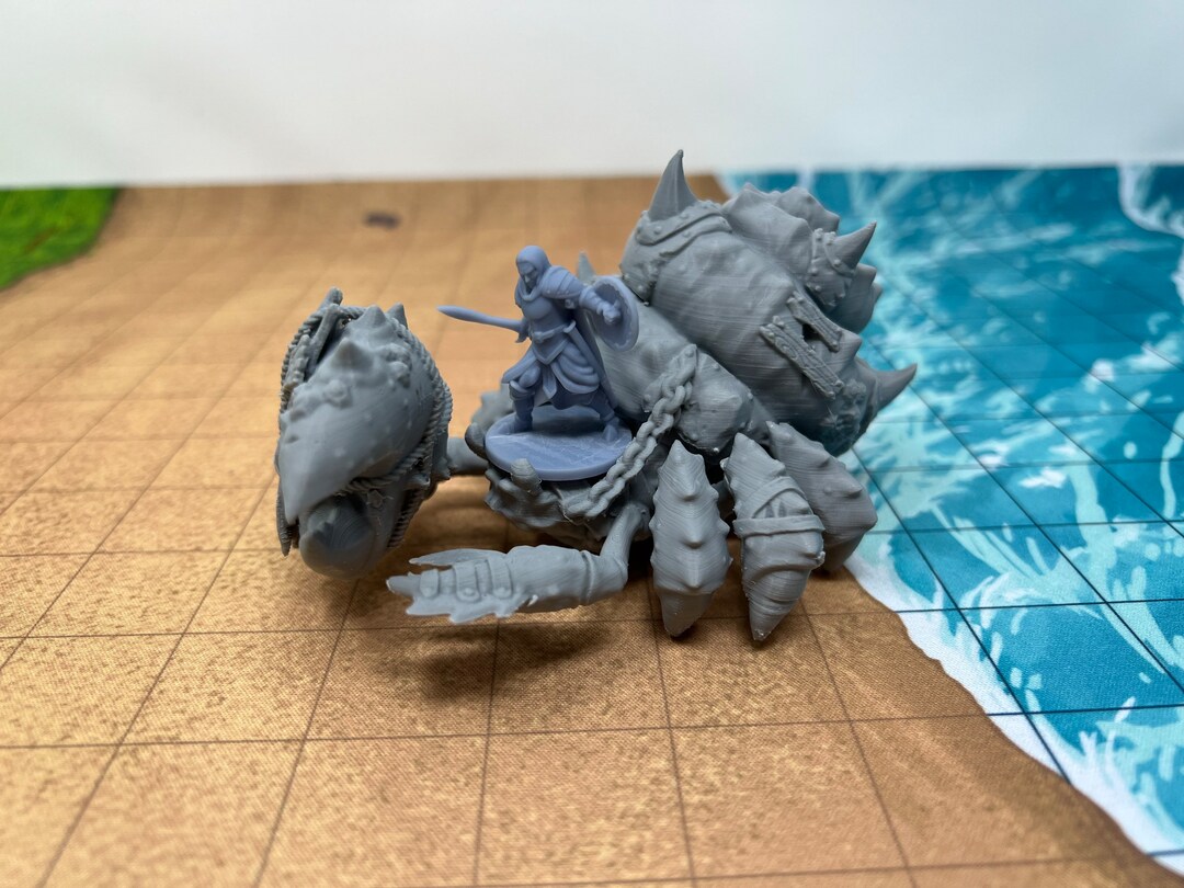 Dnd Giant Battle Crab Mount Crustacean Monster Marine Creature Tabletop ...