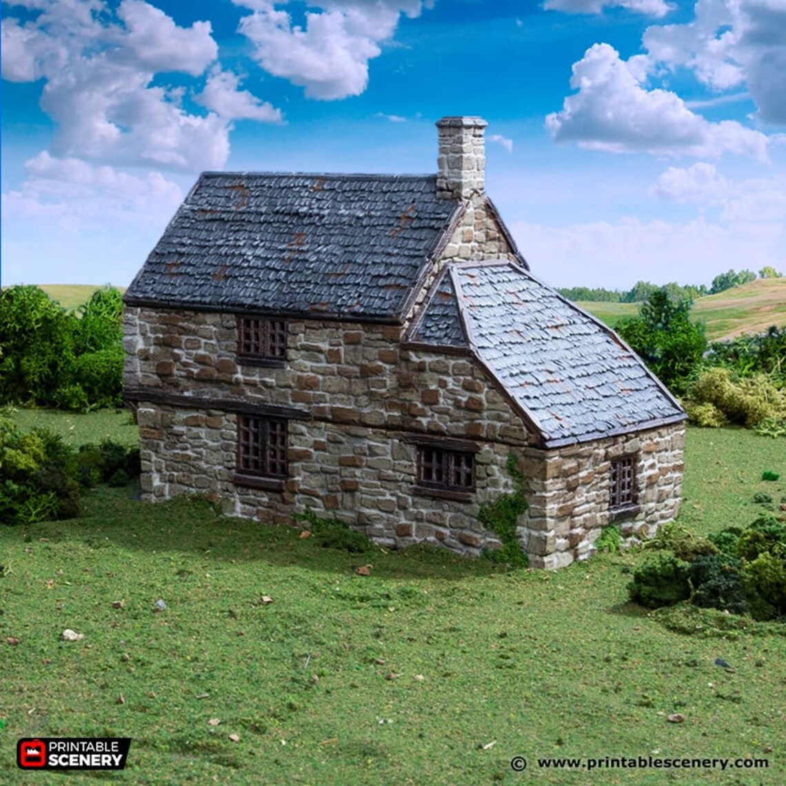 Dnd Hollyhock Cottage Medieval House Country and King Farm Village ...