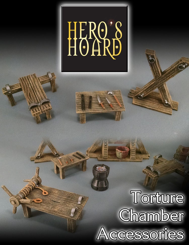 Dnd Torture Chamber Dungeon Tabletop Terrain Miniature RPG D&D - Etsy