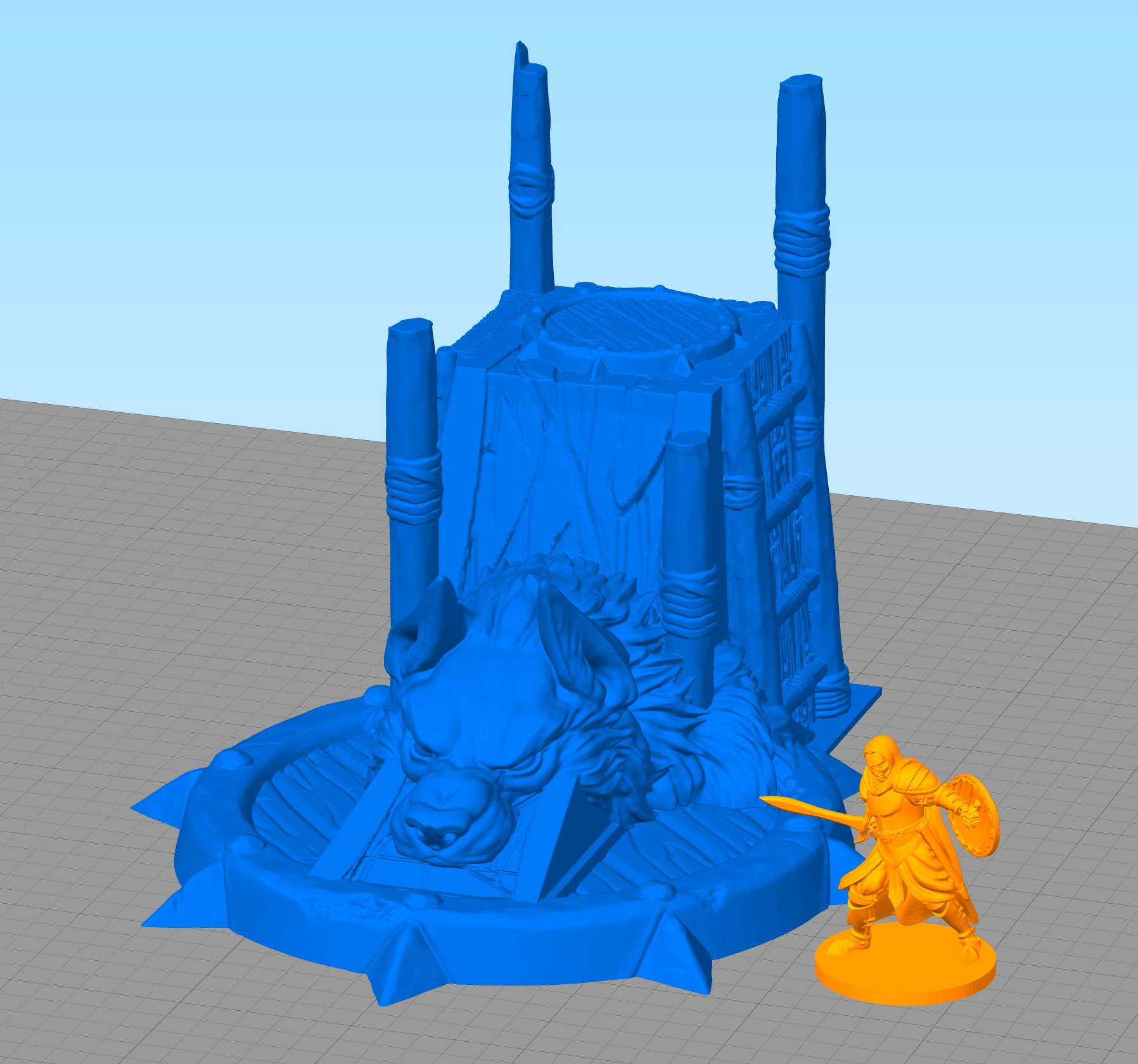 Dnd Wolf Tower Landing Dungeons and Dragons Pathfinder - Etsy