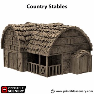 Dnd Country Stables From King and Country Village Medieval Farm ...