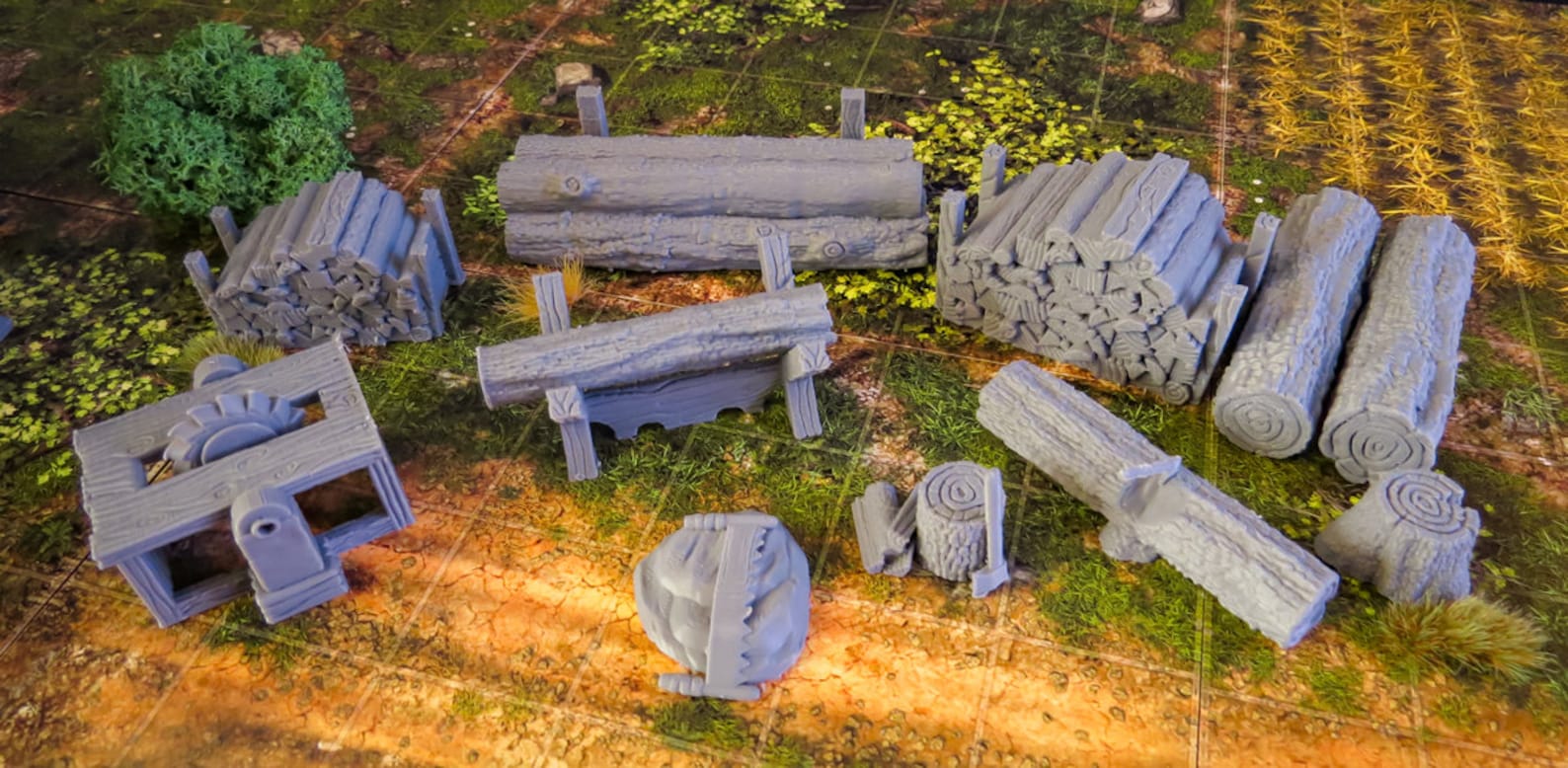 Dnd Wash House and Woodcutter City of Tarok Medieval French | Etsy