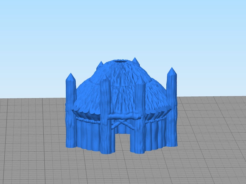 Dnd Goblin Round Hut 28mm Tabletop Fantasy Goblin Village - Etsy