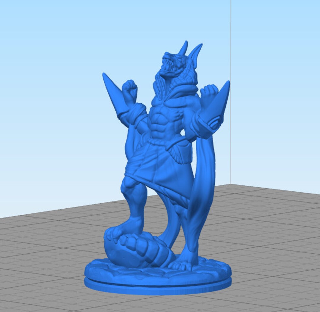 Dnd Anubis Jackalwere Egyptian God Arabian Persian Stargate Miniatures ...