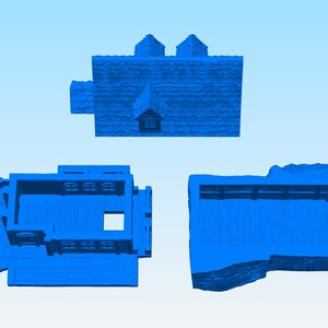 Dnd Water Wheel With Cottage - 28mm Scatter Village Tabletop Terrain ...