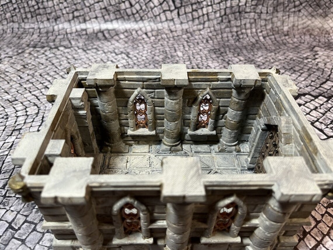 Dnd Gothic Church Chapel Cathedral 28mm Medieval French Village Scatter ...