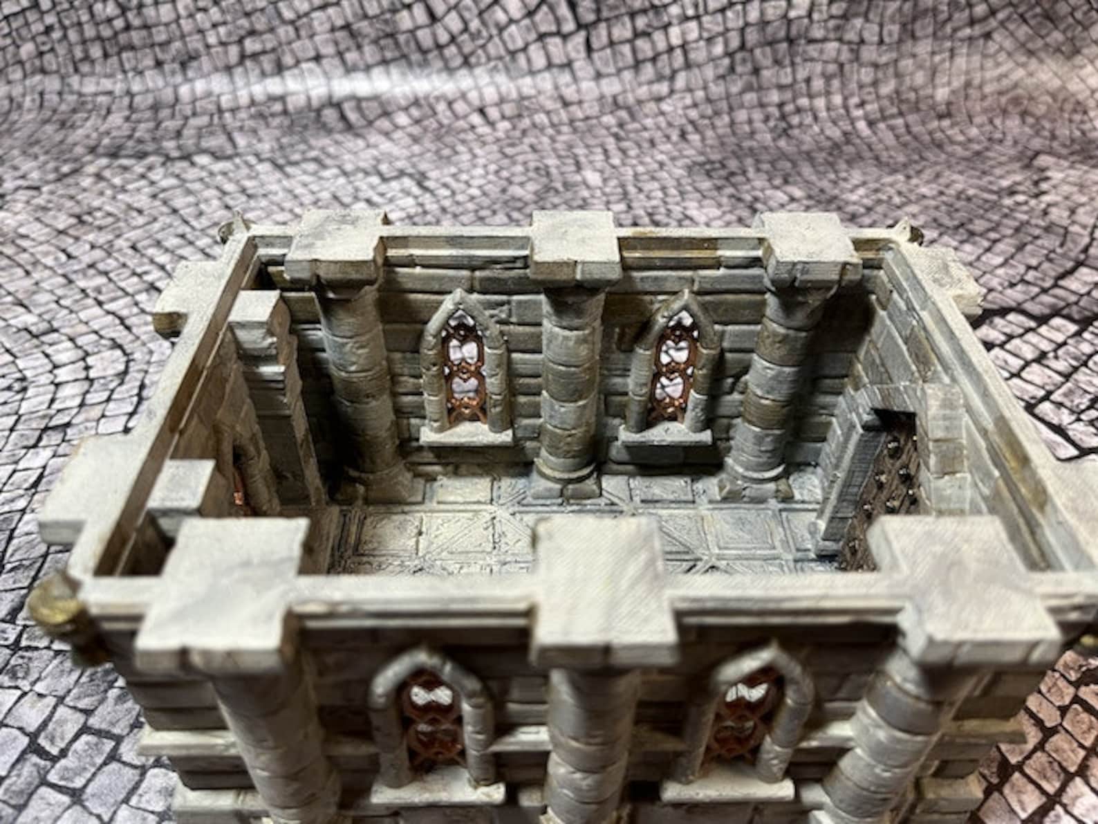 Dnd Gothic Church Chapel Cathedral 28mm Medieval French Village Scatter ...