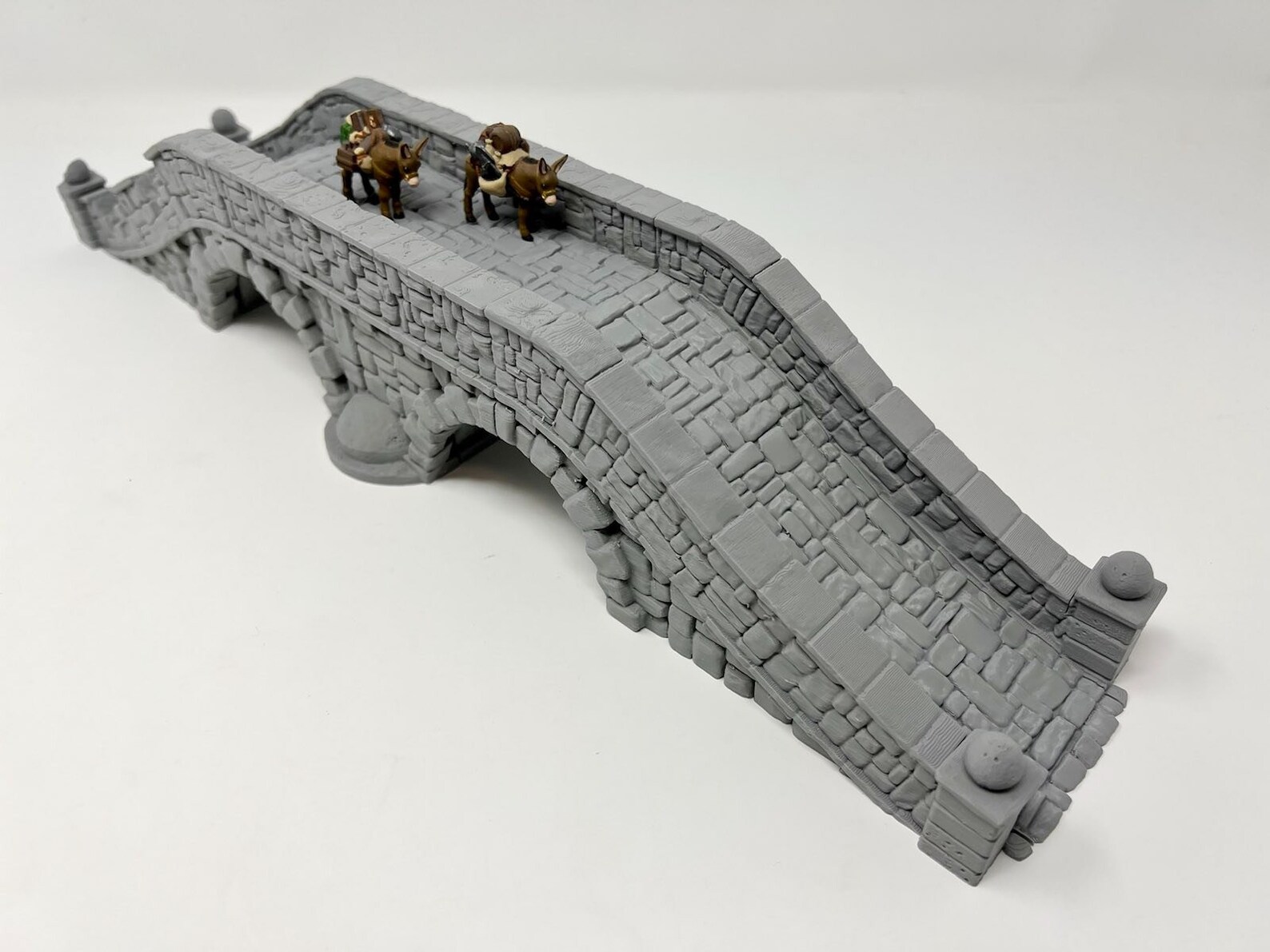 Dnd Large Double Arch Bridge River Crossing Village Medieval Scatter ...