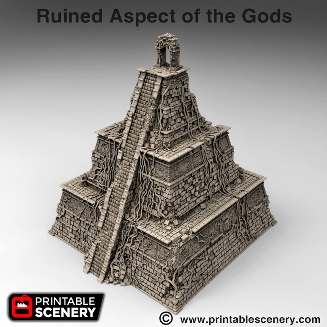 Dnd Ruined Aspect of the Gods Pyramid Aztec Ruins Stargate - Etsy
