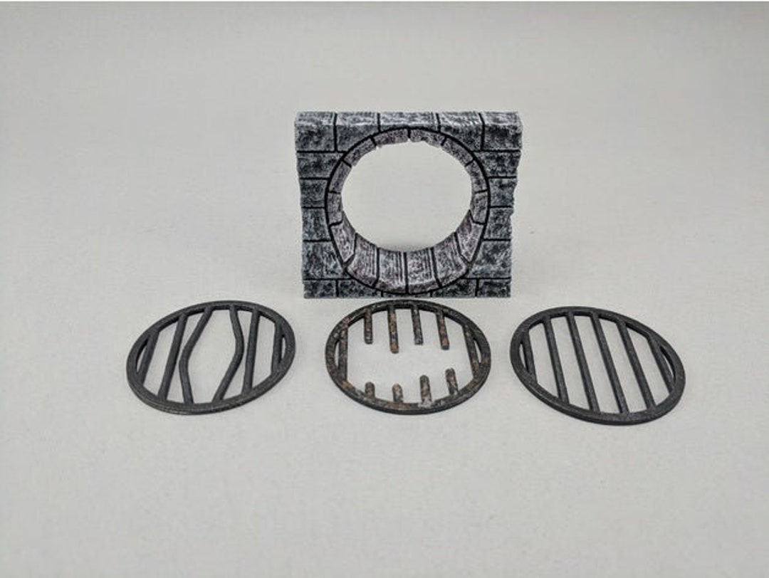 Dnd Sewer Drain Grate Underground Passageways Tunnel Traps Tabletop ...