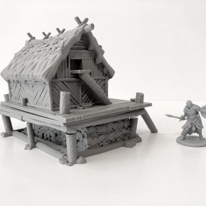 Dnd Chicken Coop Medieval Farm Village Tabletop Terrain Miniature RPG ...