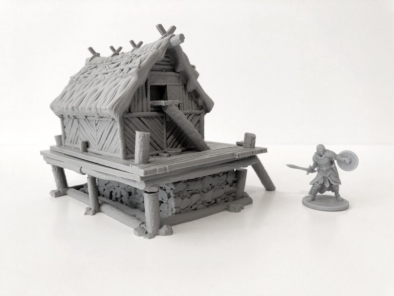 Dnd Chicken Coop Medieval Farm Village Tabletop Terrain Miniature RPG ...