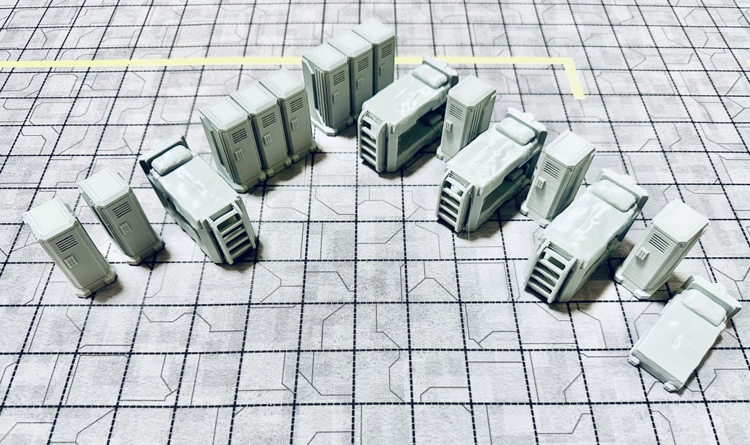 Dnd Sci-fi Large Dorm Dormitory Bunker Furniture Set Legion Dragon's ...