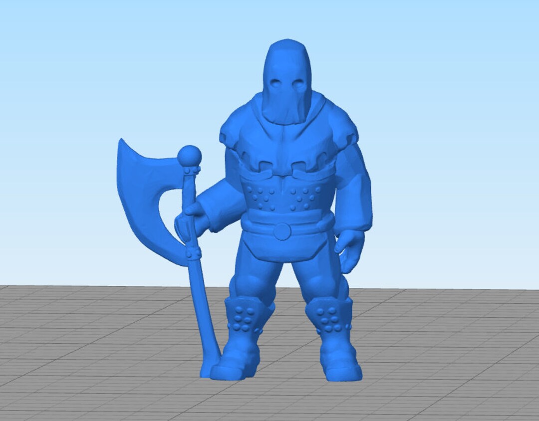 Executioner 28mm RESIN Miniature Dnd Tabletop Wargaming RPG D&D Terrain ...