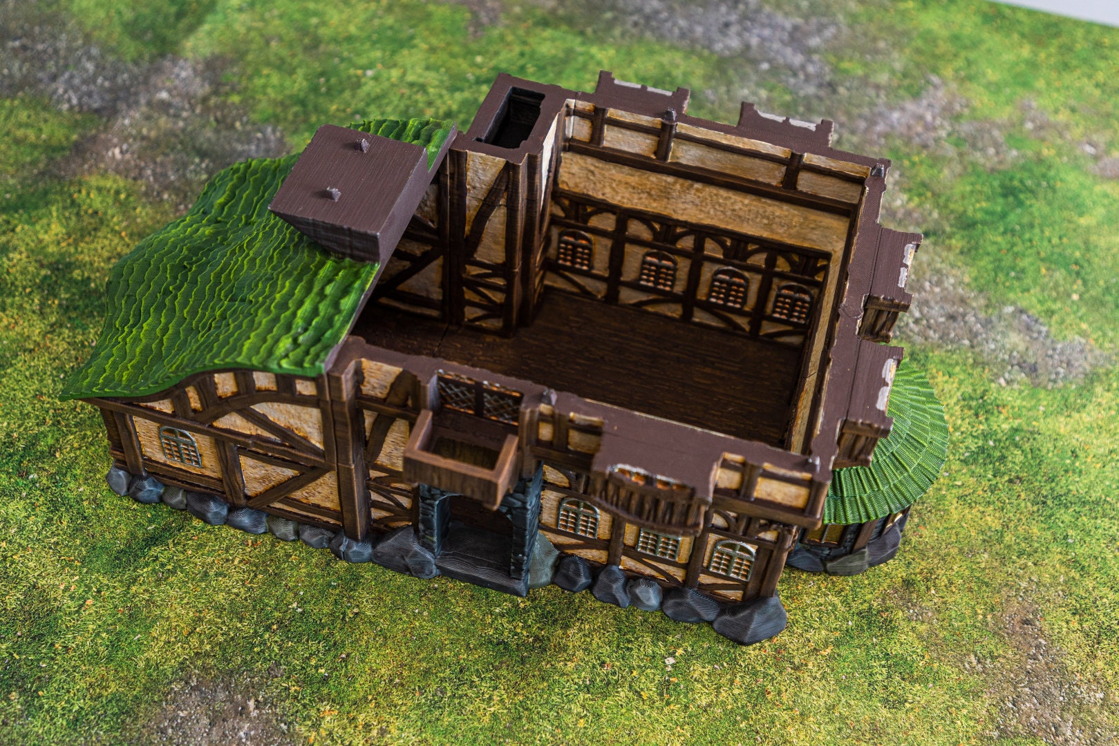 Dnd Townhall Town Hall Community Meeting House Gnome Druid - Etsy