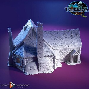 Dnd Last Hearth Inn Kitchen for Village 28mm Miniature Terrain RPG D&D ...