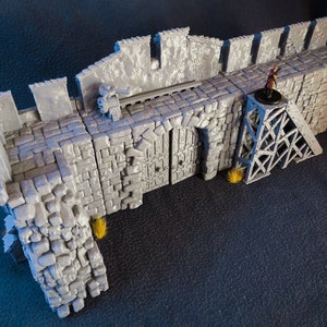Dnd Walls and Gate for City of Tarok Terrain Wargaming Games RPG D&D ...