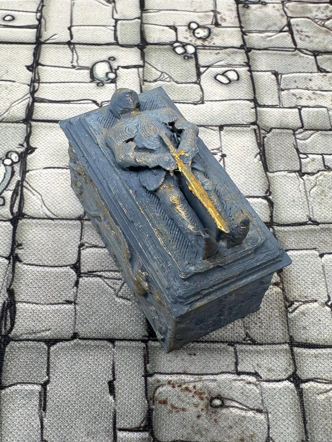 Dnd Knight's Tomb Sarcophagus Mausoleum Catacombs Burial Vault Tabletop ...