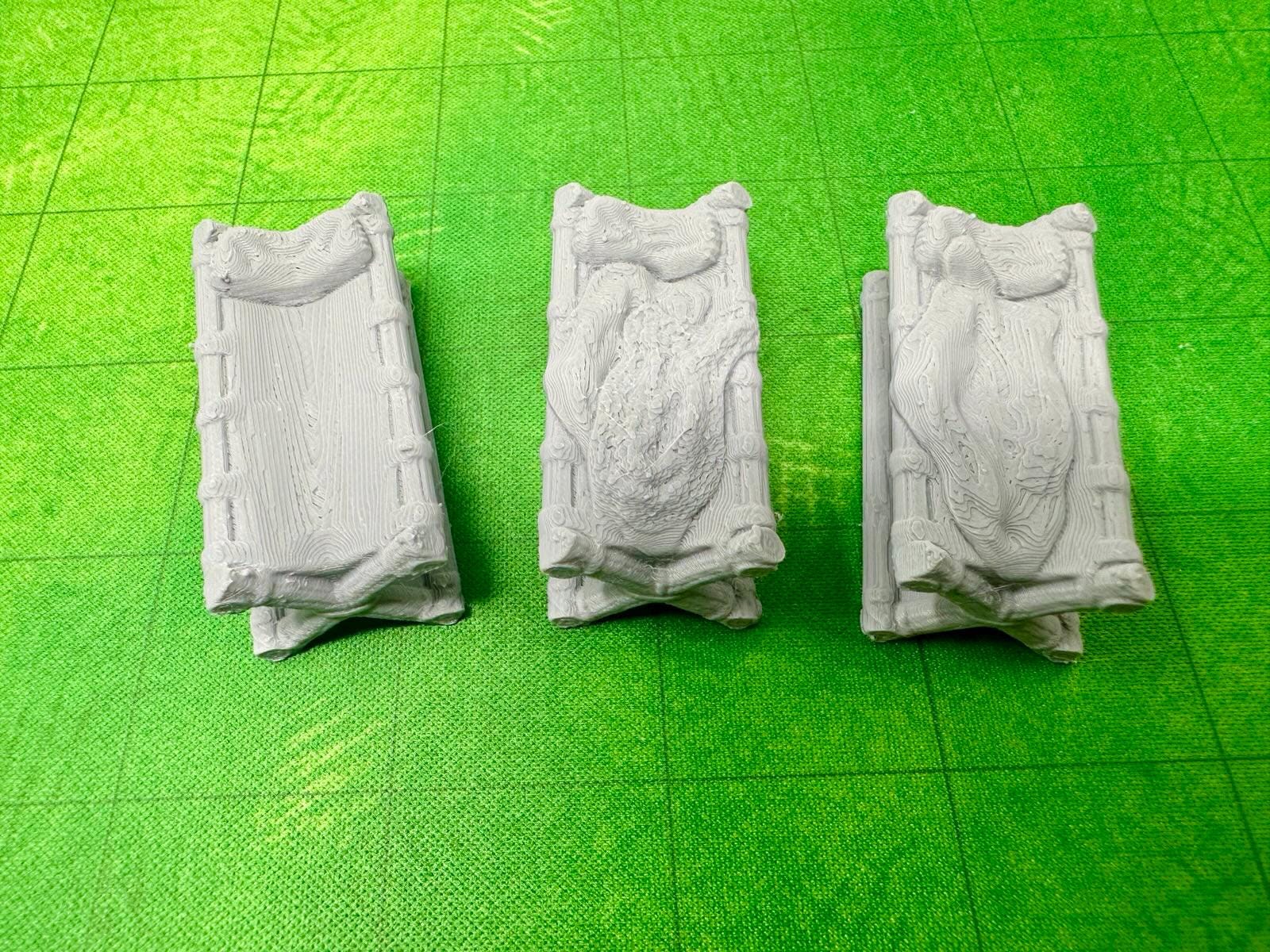 Dnd Adventurers Camp Complete Campsite Tent Cots Campfire Set Tabletop ...