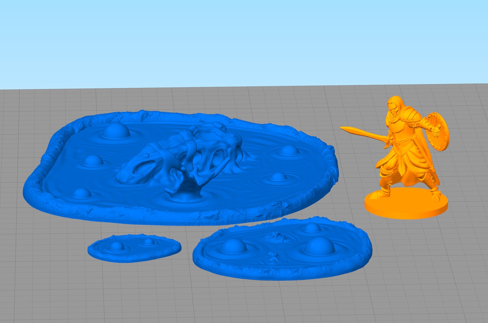 Dnd Tar Pits Set Sink Holes Quicksand Lizard Men Tabletop - Etsy