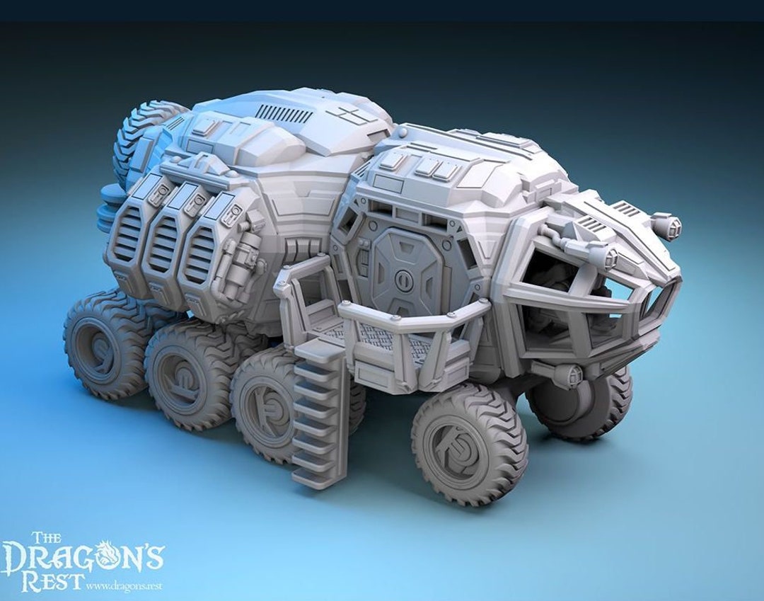 Dnd Scarab Heavy Hauler Transport Space Craft Mining Ship Cargo Dragon ...
