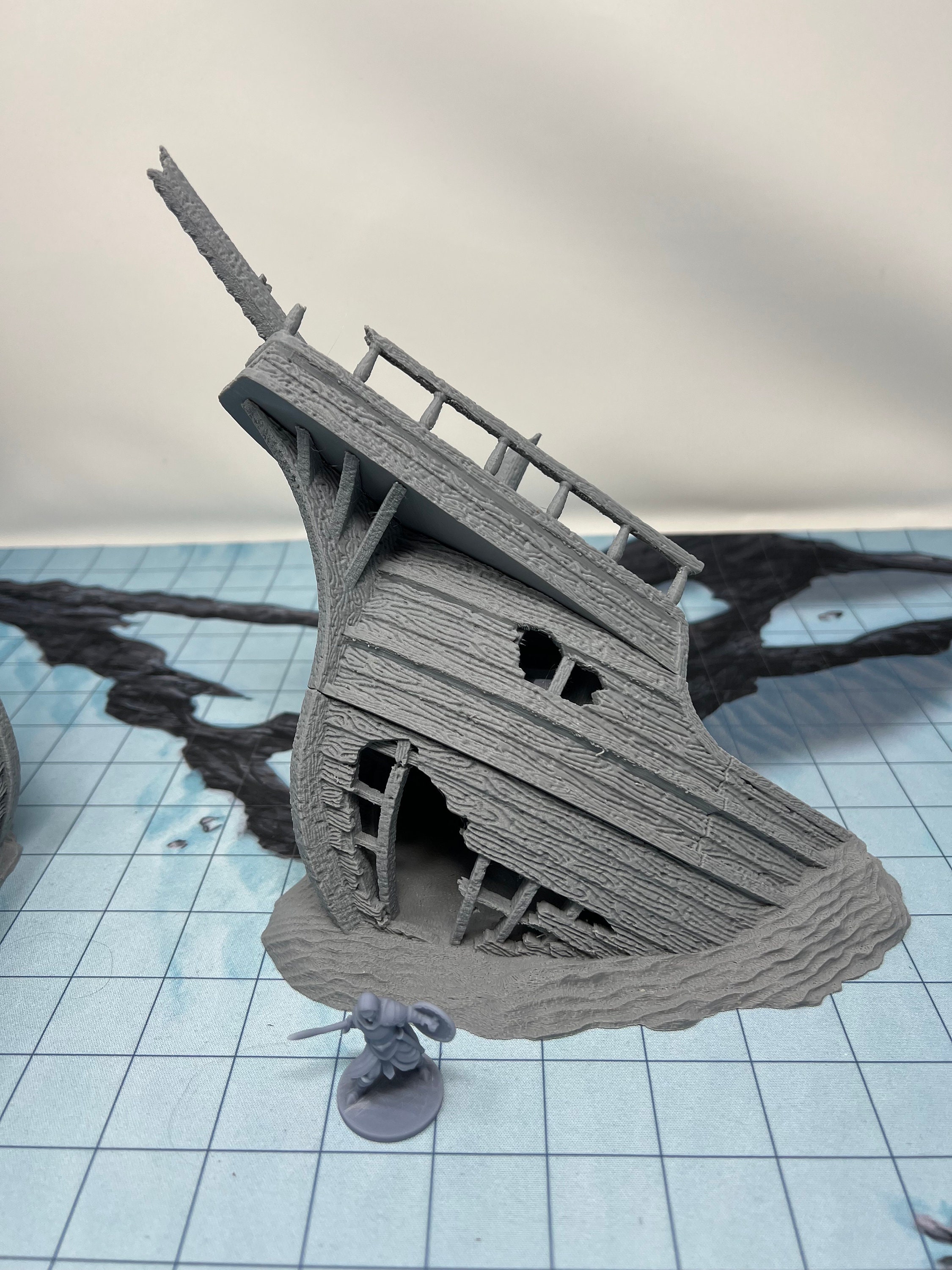 Dnd Shipwreck Ship Wreck Ruins Pirate Seaport War Battle Ruins Tabletop ...