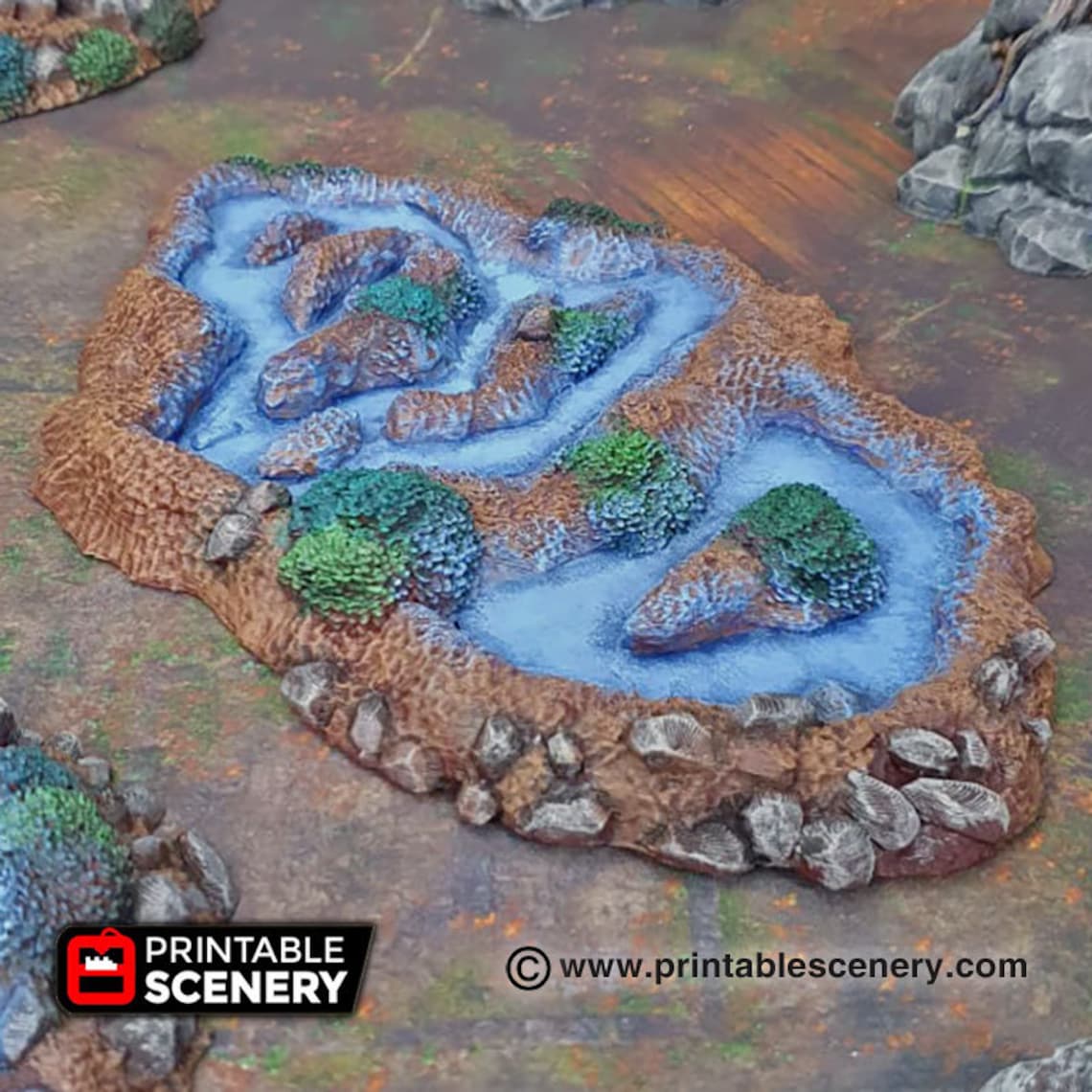 Dnd Fey Marshes Swampland Swamp Tabletop Scatter Terrain RPG | Etsy