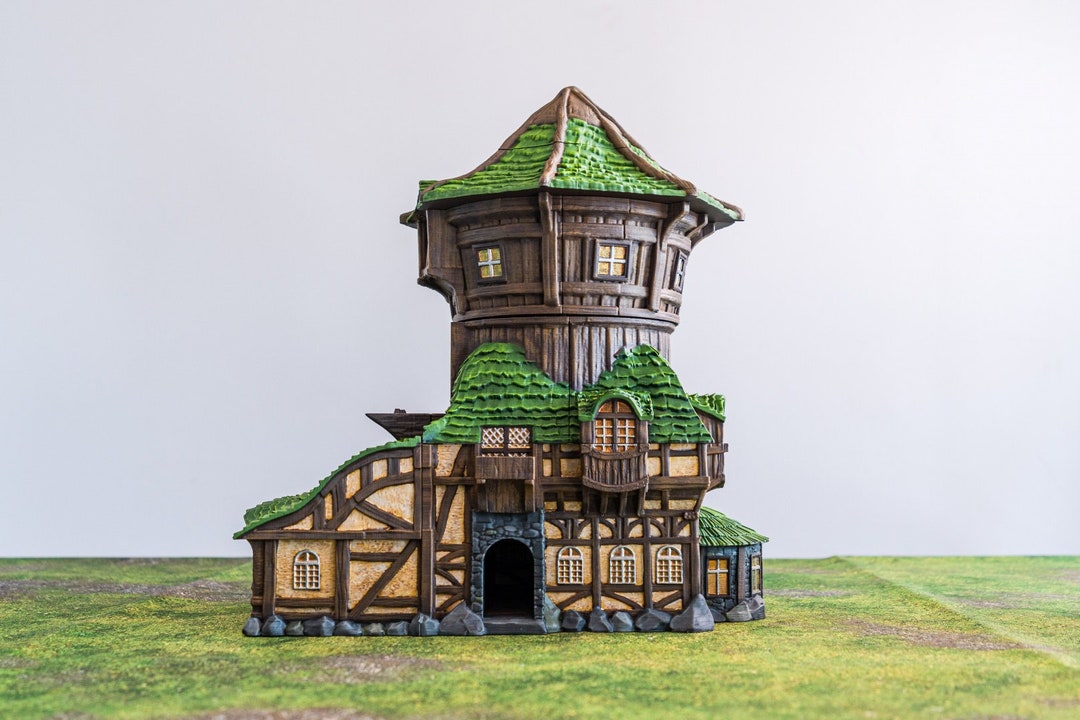 Dnd Townhall Town Hall Community Meeting House Gnome Druid Fantasy ...