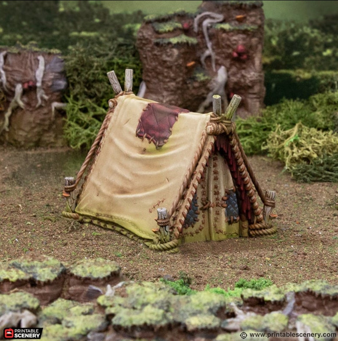 Dnd Small Tent Campsite Gloaming Swamps Marshes Marshland Tabletop ...